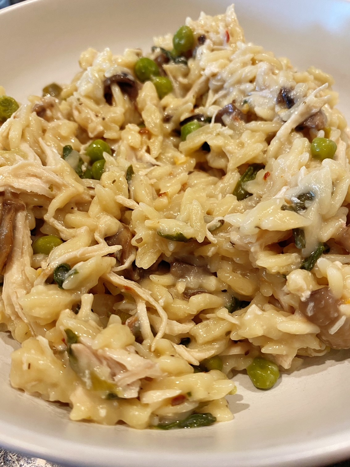 One Pot Chicken and Mushroom Risoni Pasta – The Faithfood Blog