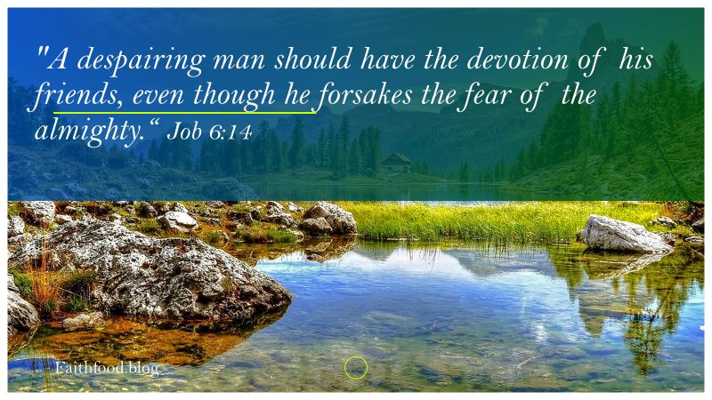 Job and his three friends – The Faithfood Blog